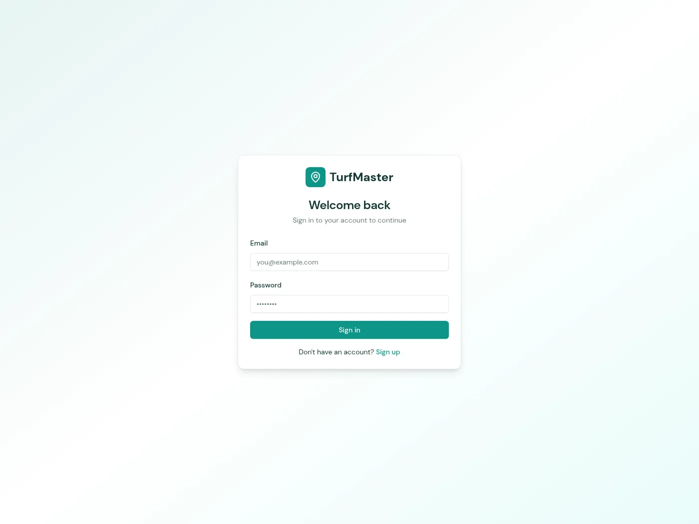 TurfMaster Booking Platform