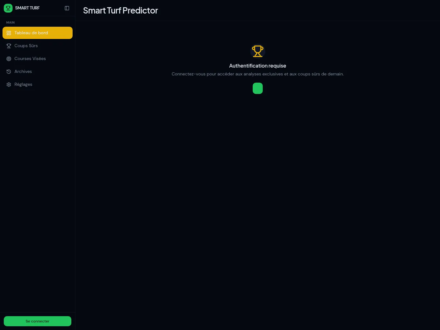 Smart Turf Predictor