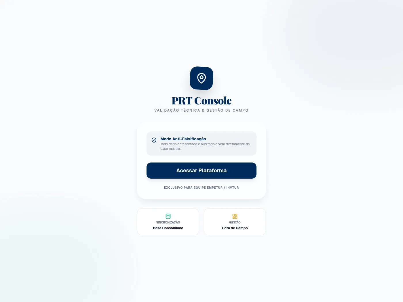 Turismo Data Console