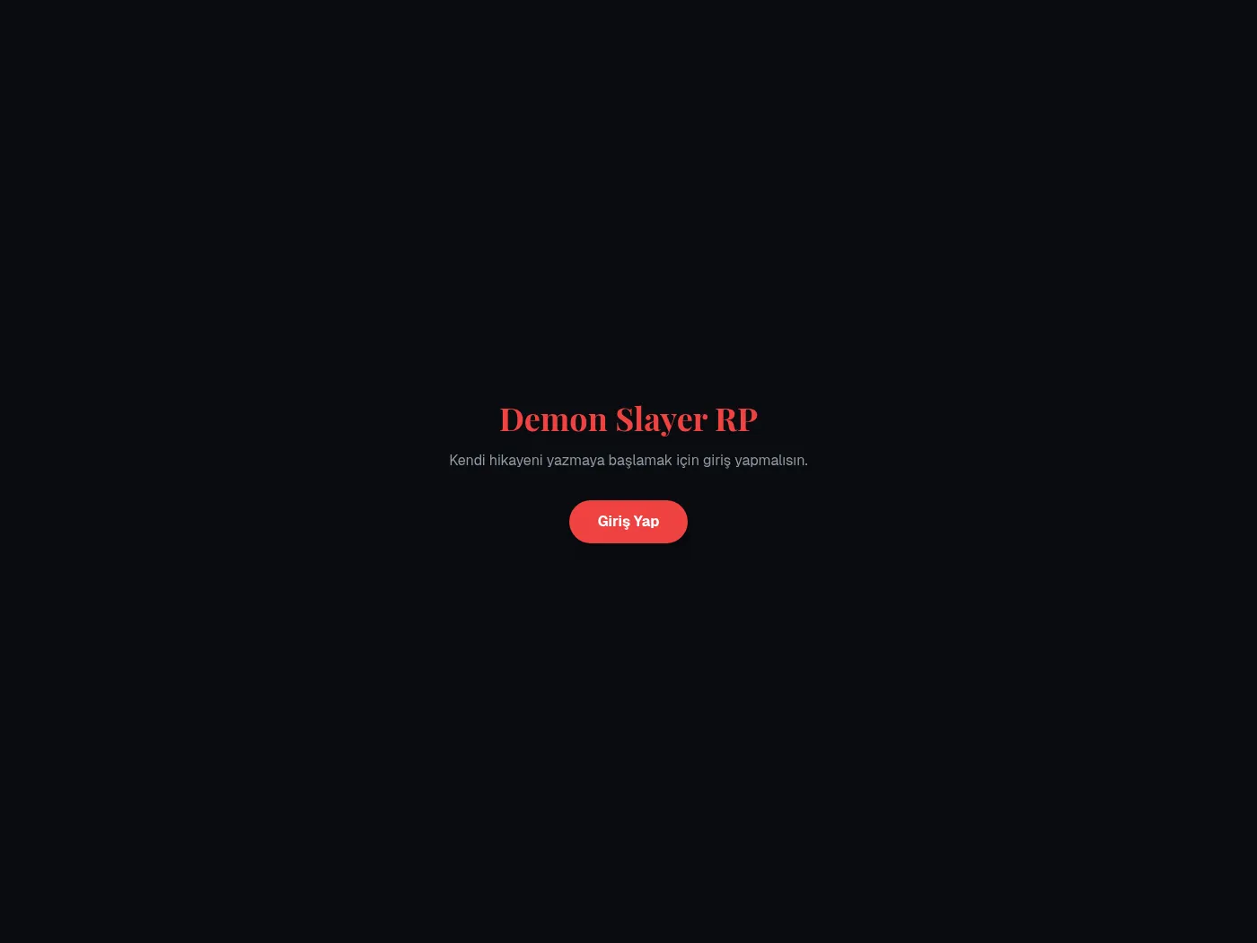 Demon Slayer Türkçe RP