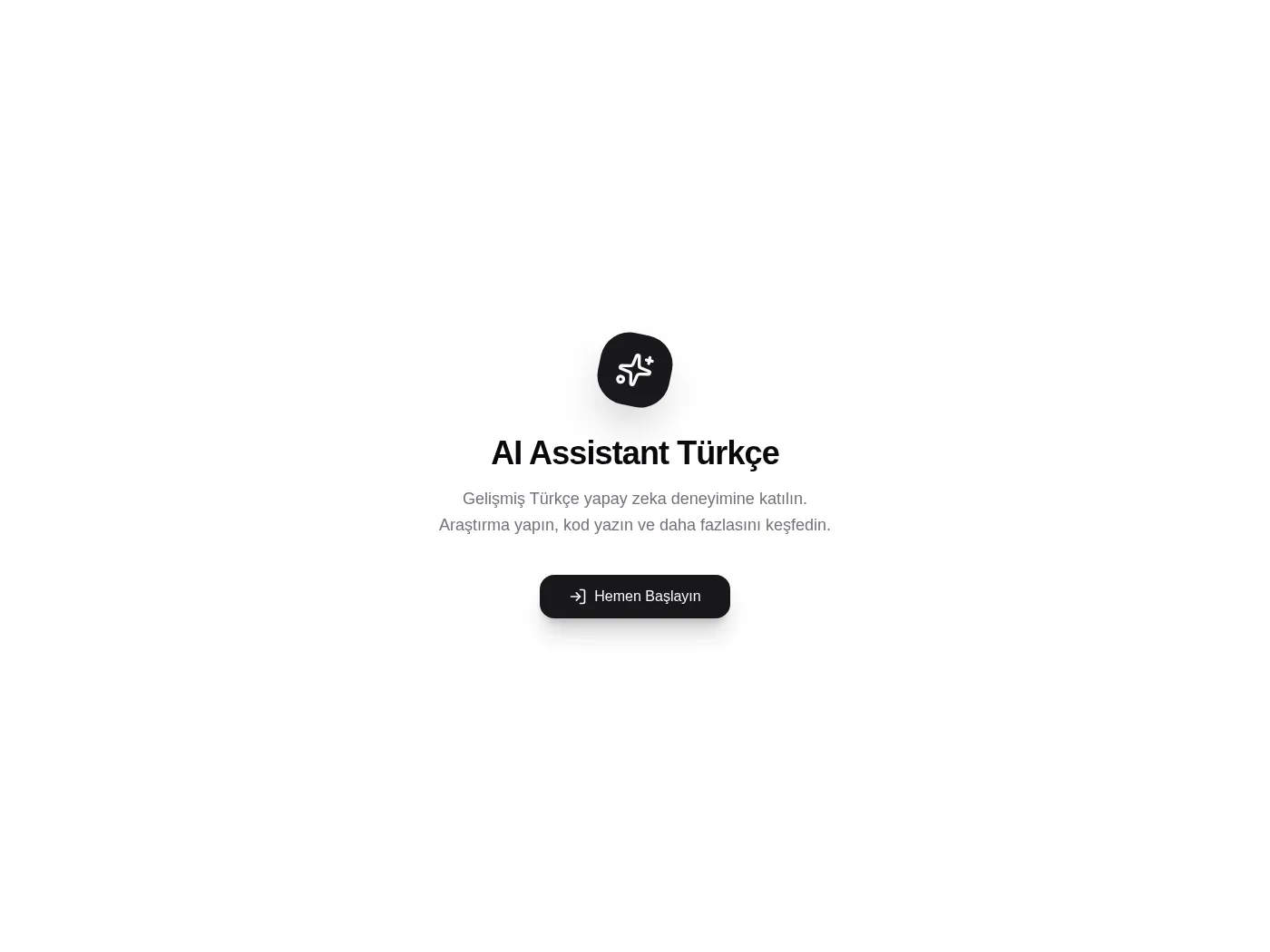 AI Assistant Türkçe