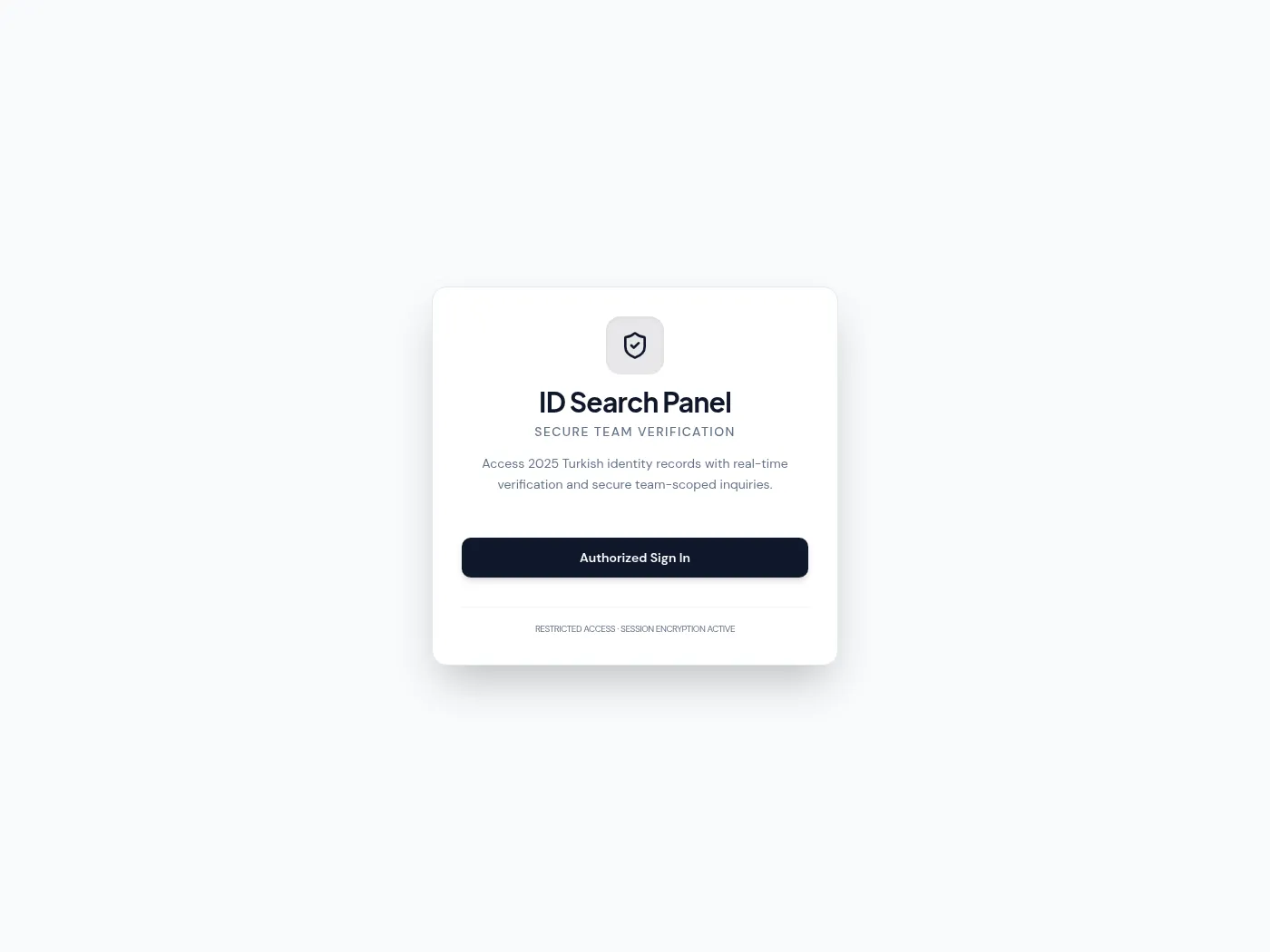 ID Search Panel