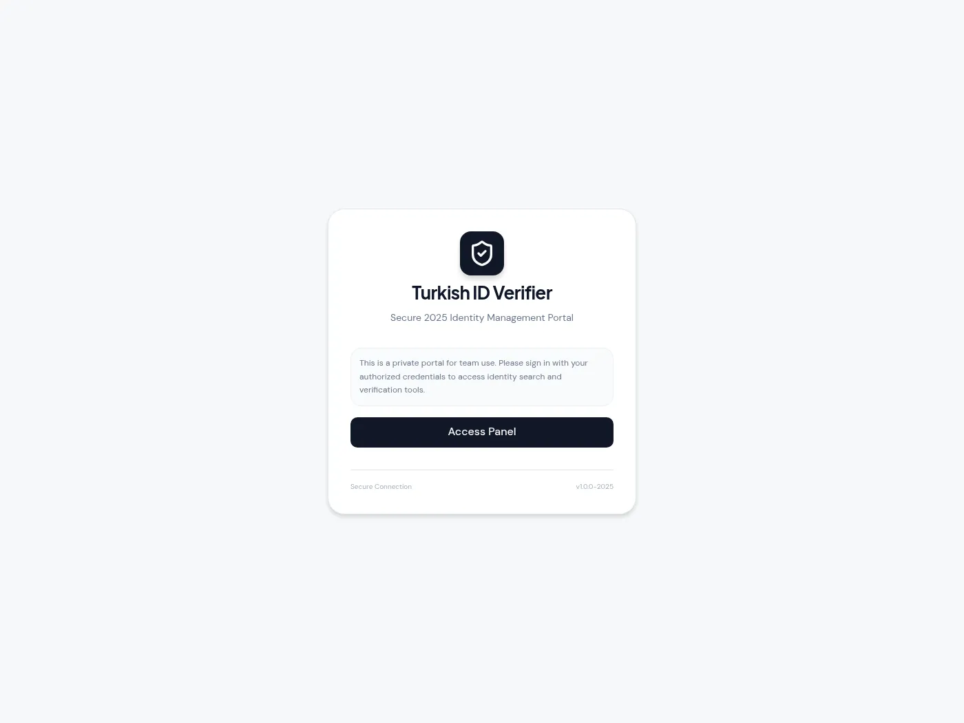 Turkish ID Verifier