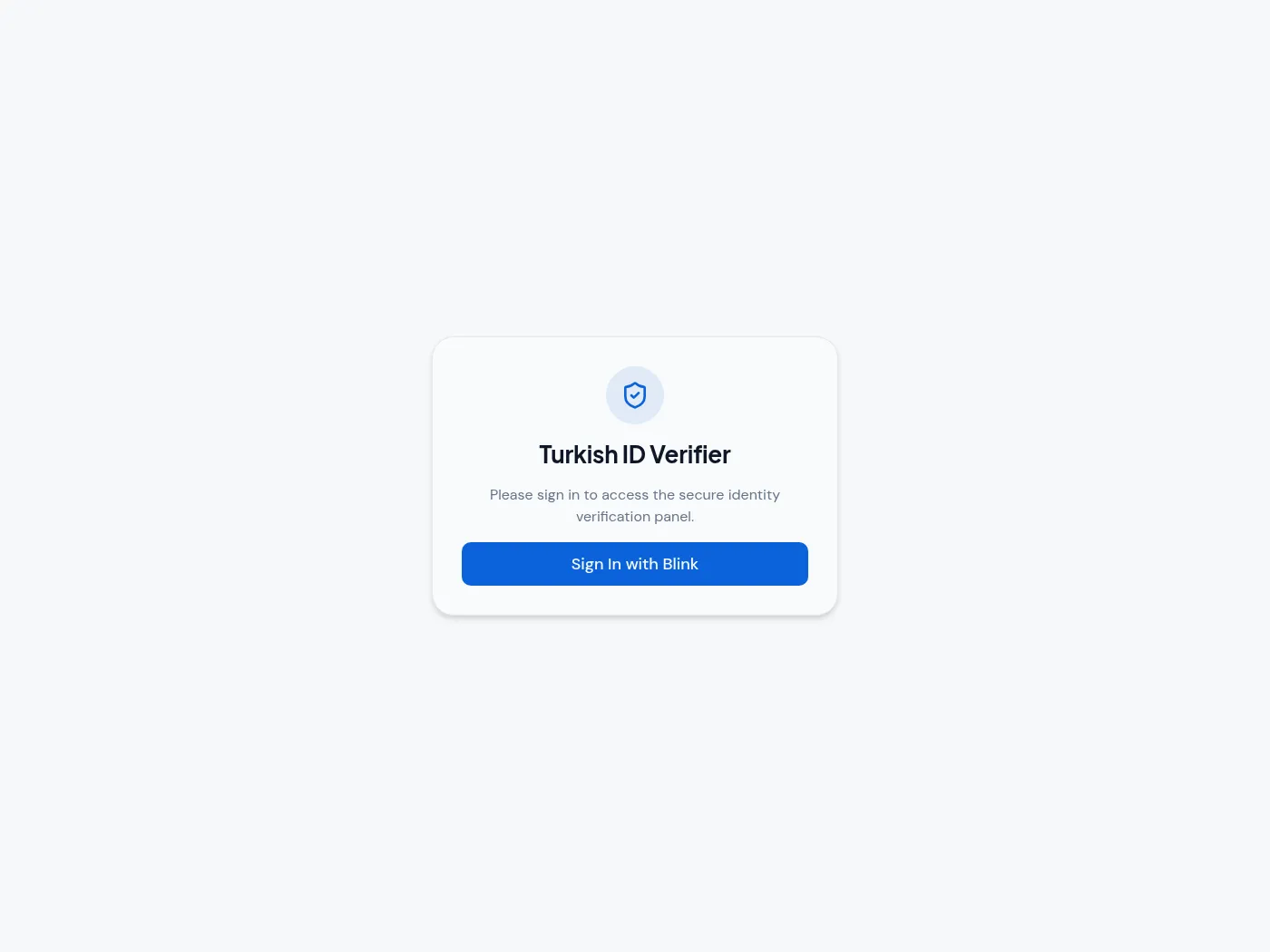 Turkish ID Verifier