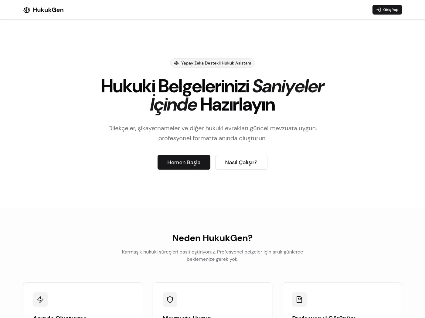 Turkish Legal Doc Generator