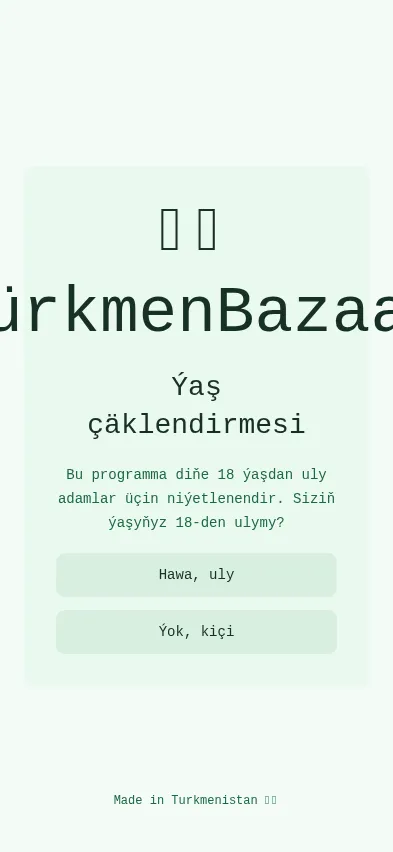 TürkmenBazaar App