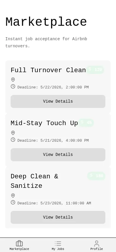 TurnoSync Marketplace