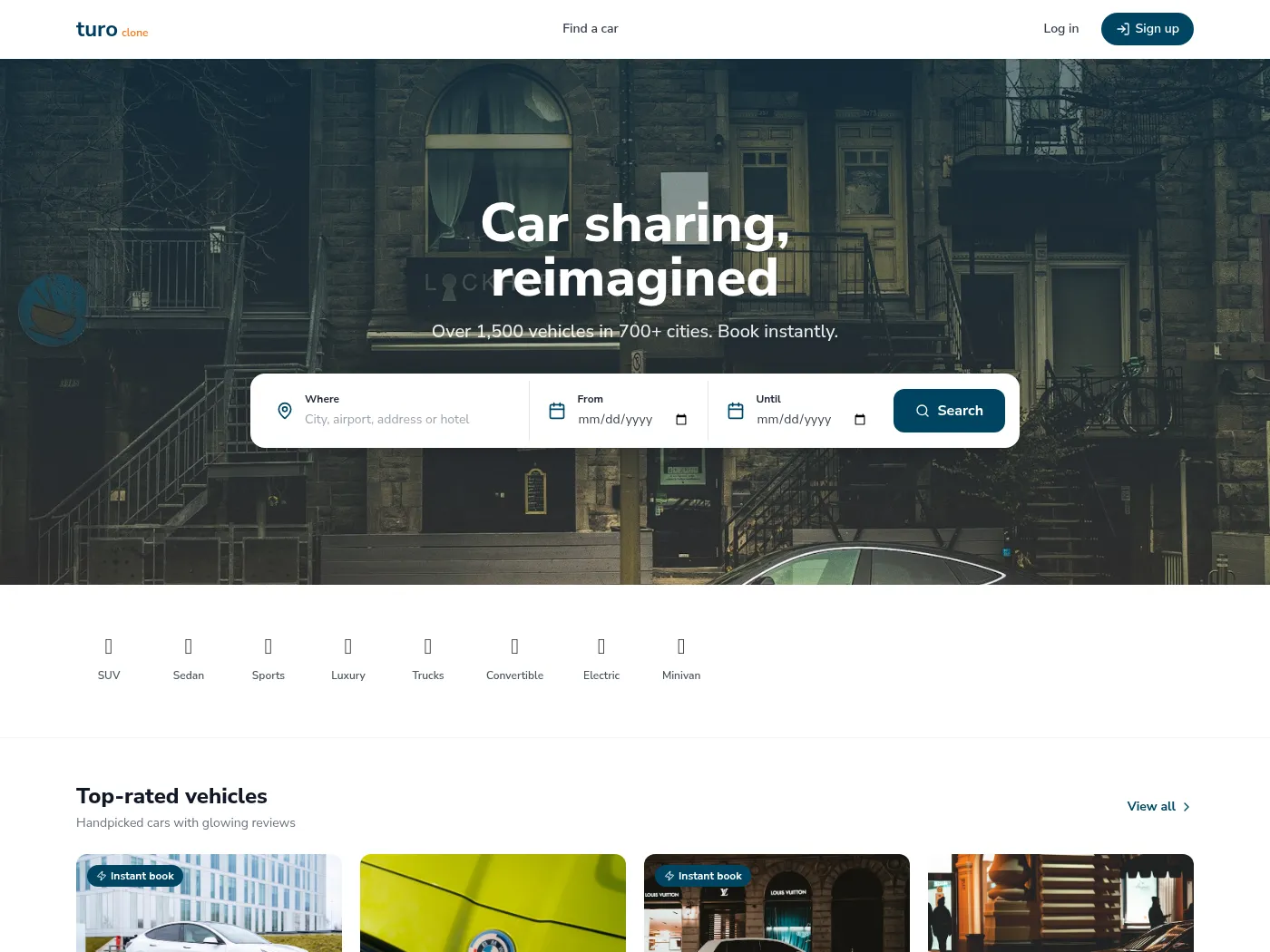 Turo Clone Marketplace