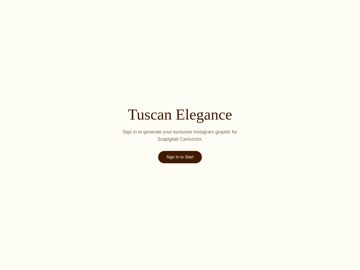 Tuscan Cantuccini Graphic