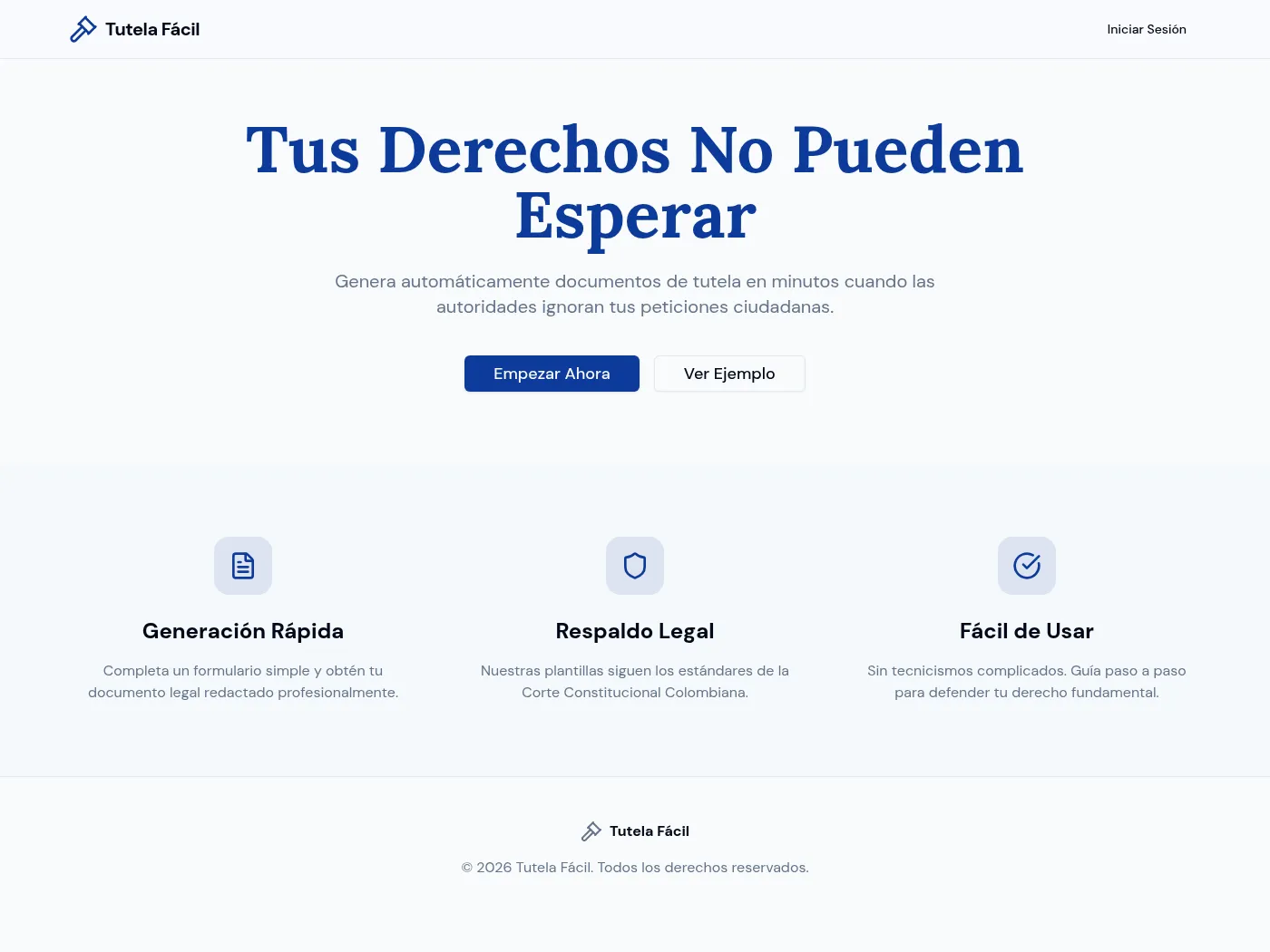 Petición Tutela Fácil