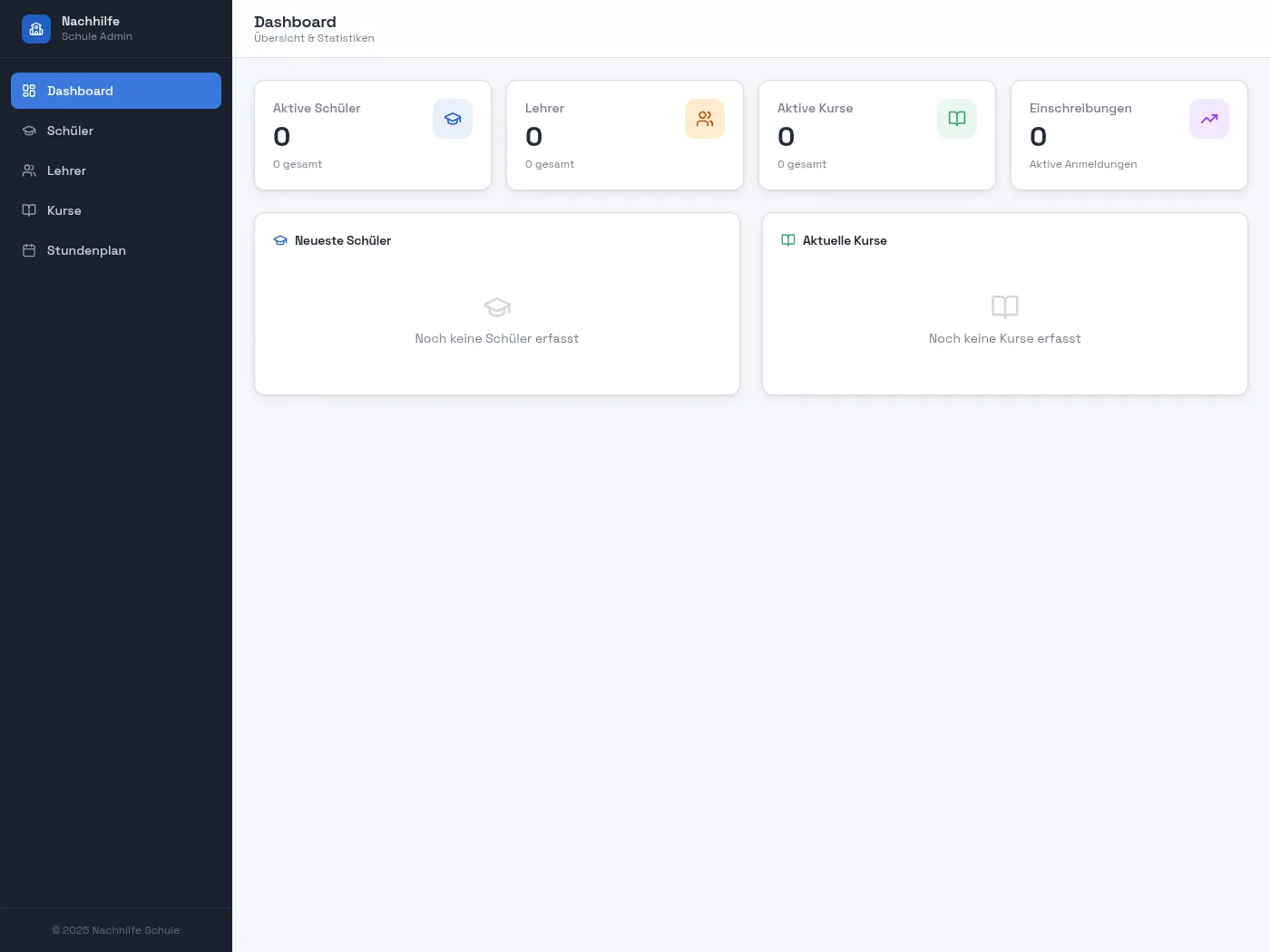 Tutor School Admin App