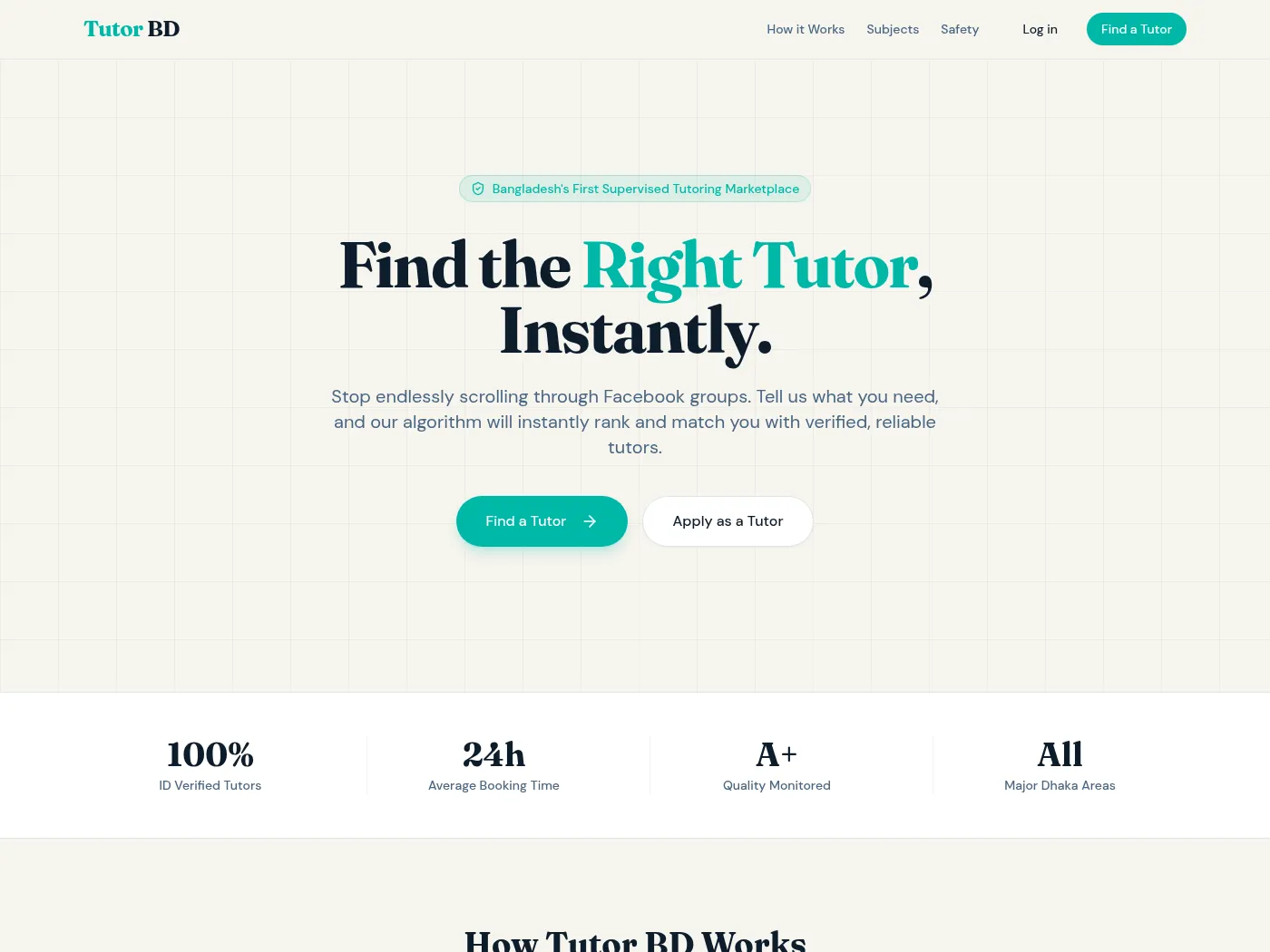 Tutor BD Match
