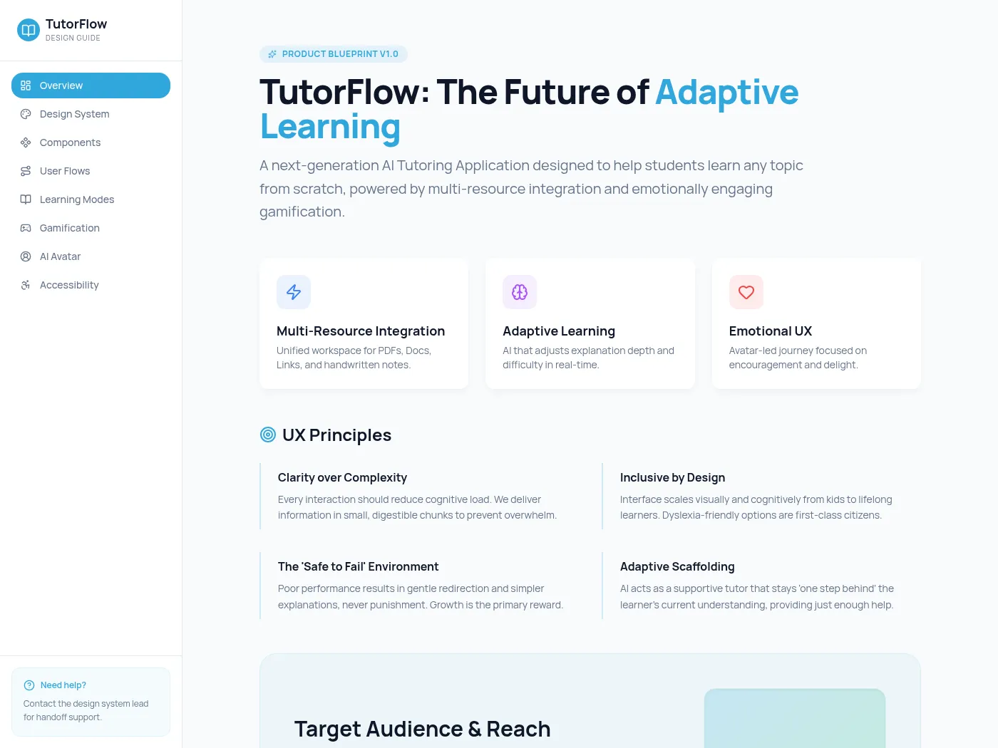 TutorFlow Design Blueprint