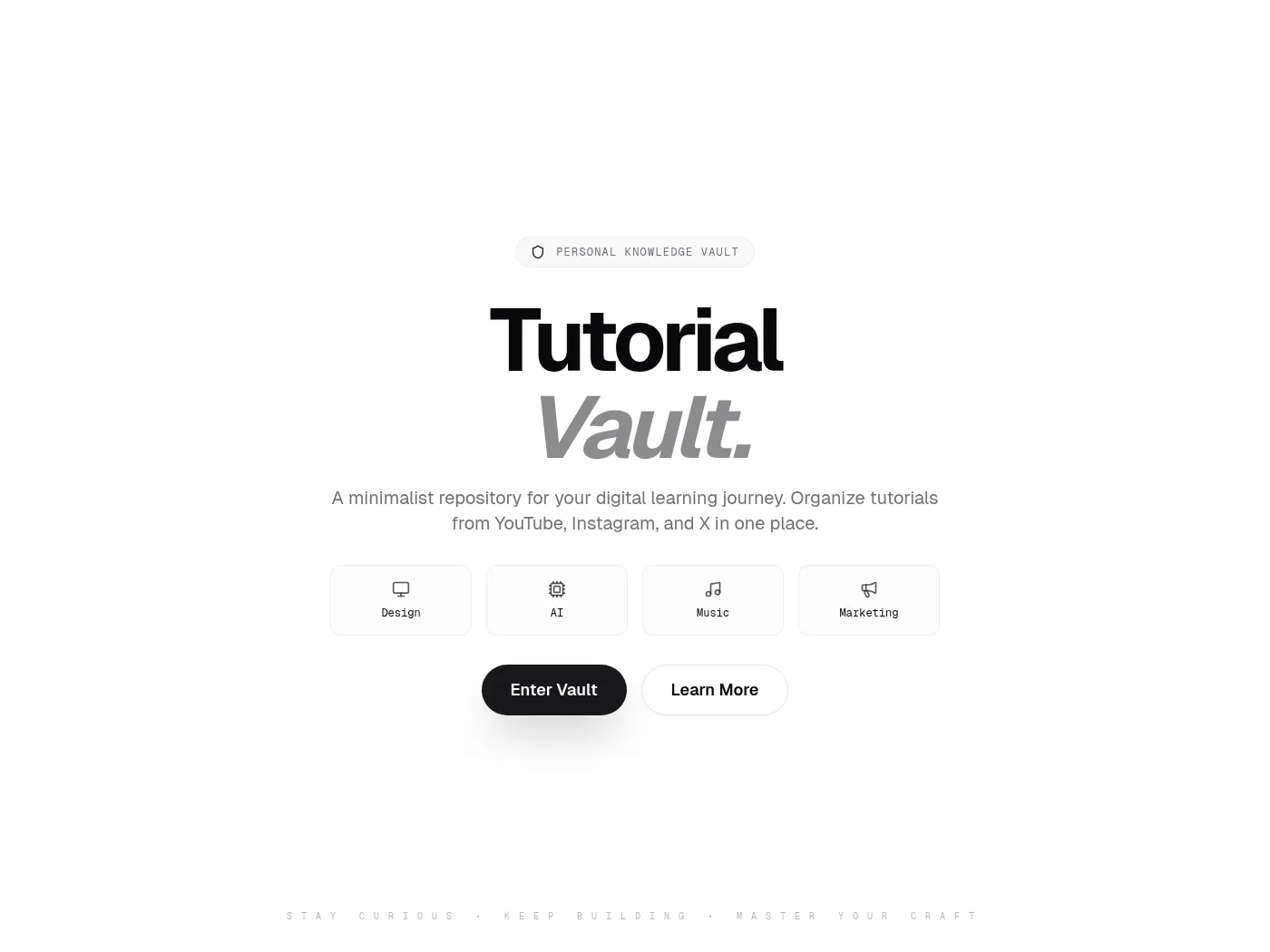 Tutorial Vault