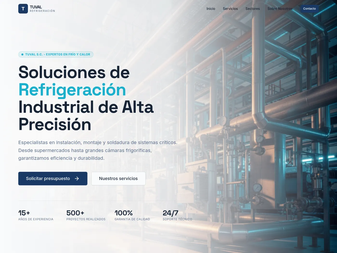Tuval Refrigeración Web