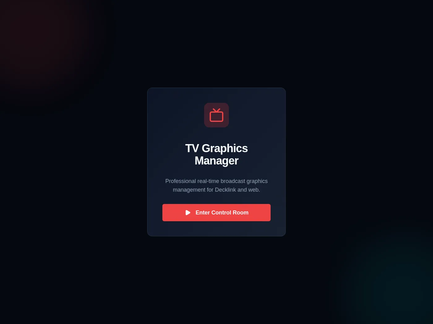 TV Graphics Manager