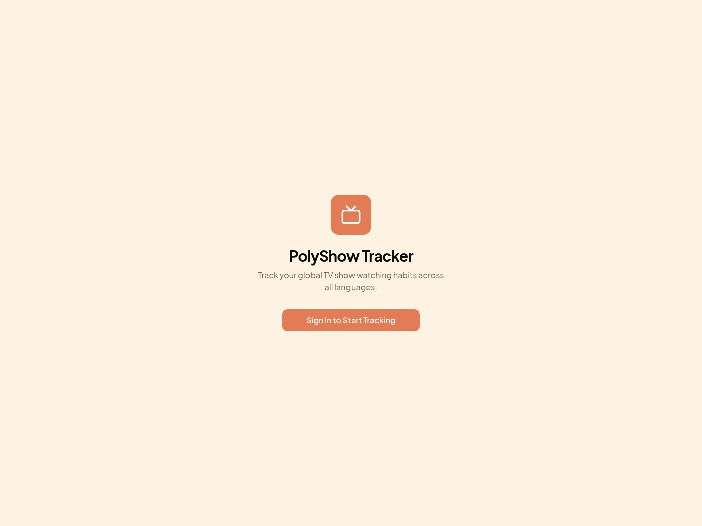 TV show tracker