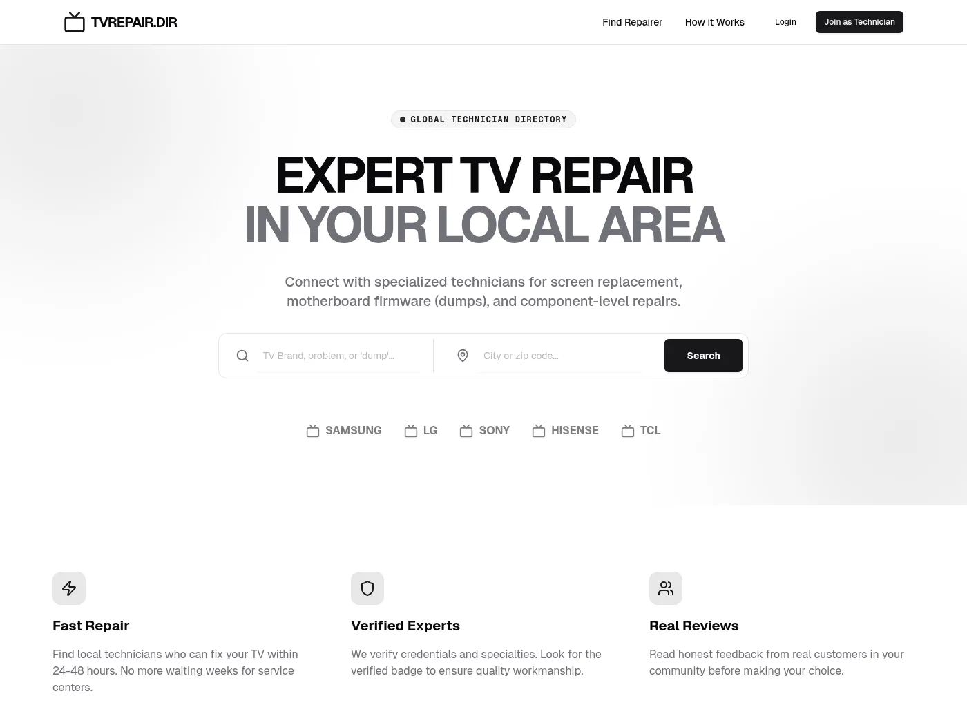 TV Repair Directory