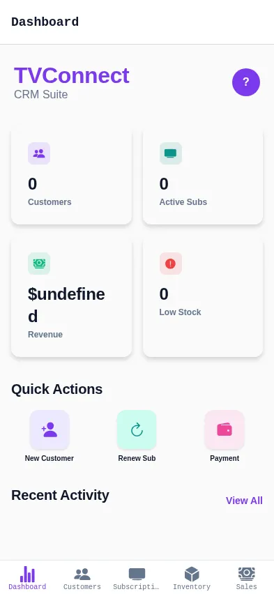 TVConnect CRM Suite
