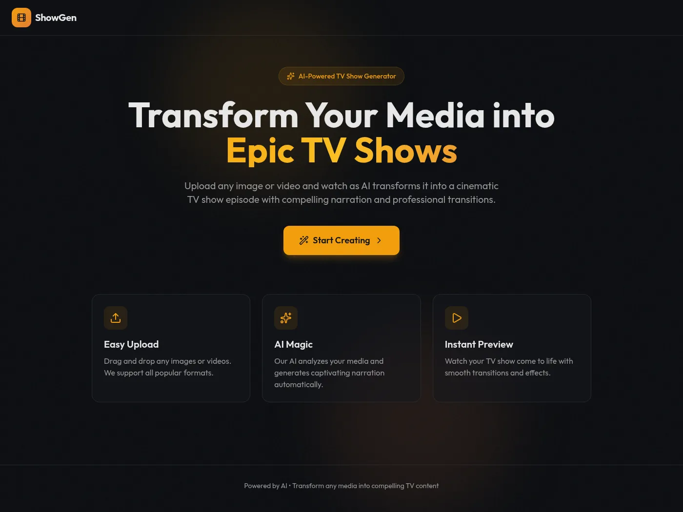TV Show Generator