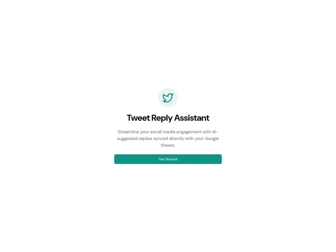 Tweet Reply Assistant