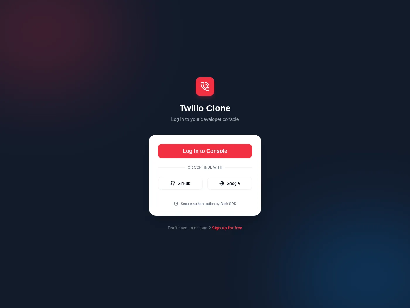 Twilio Clone