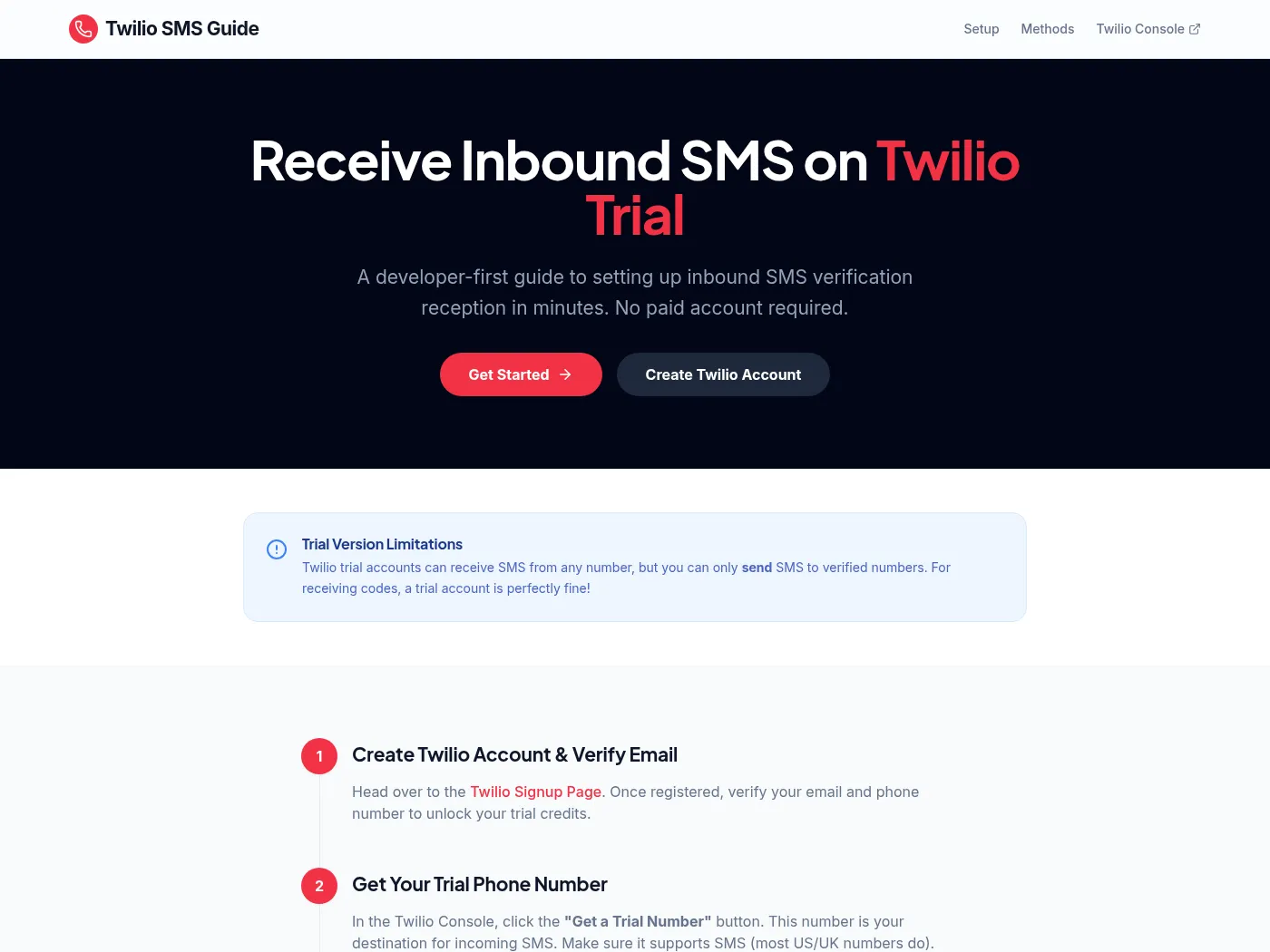 Twilio SMS Verify Guide