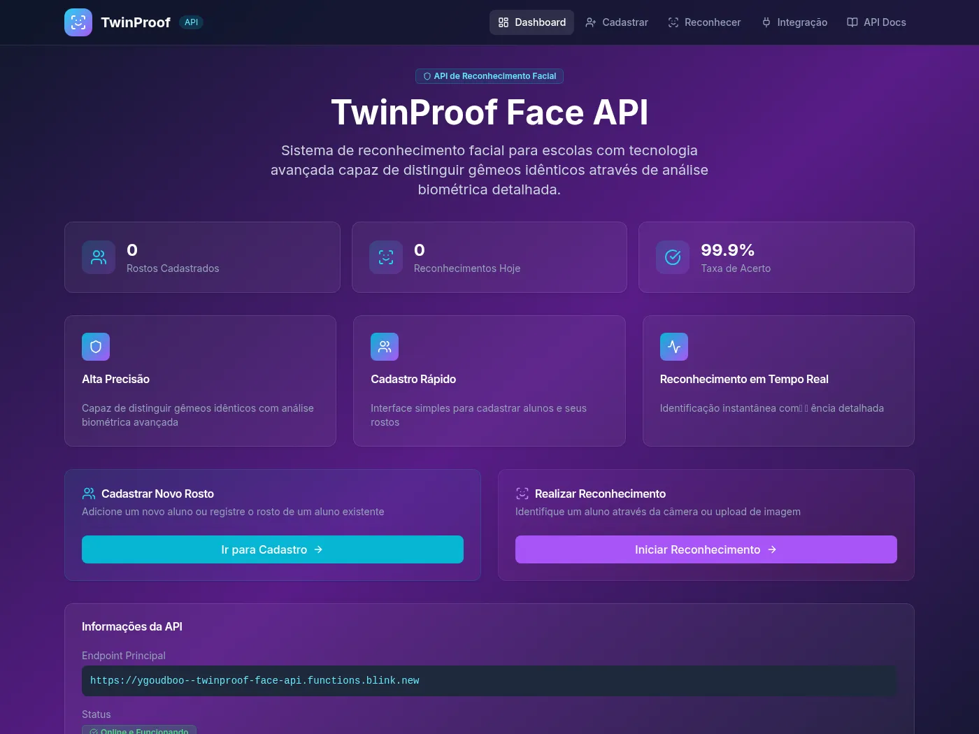 TwinProof Face API