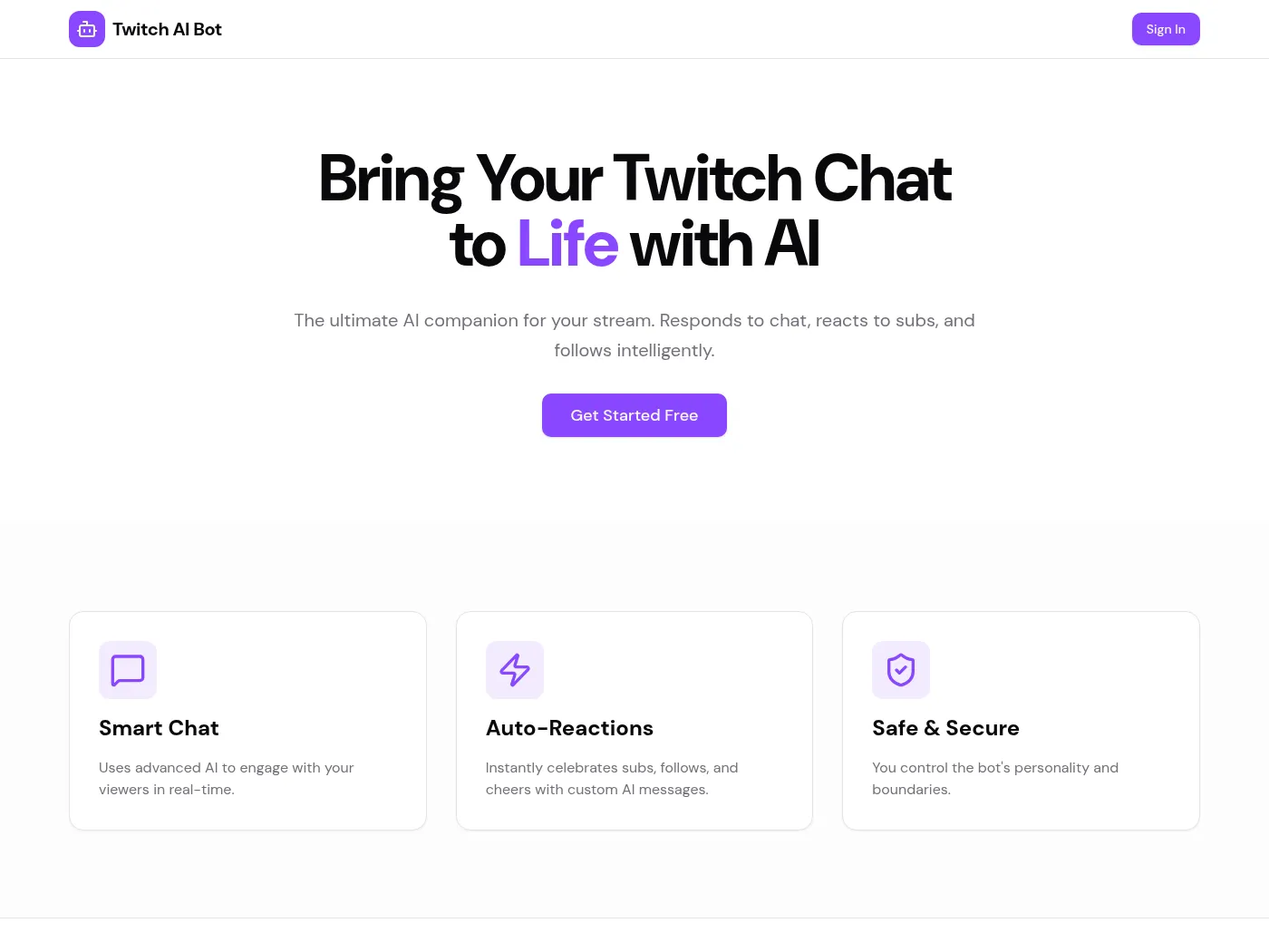 Twitch AI Chatbot