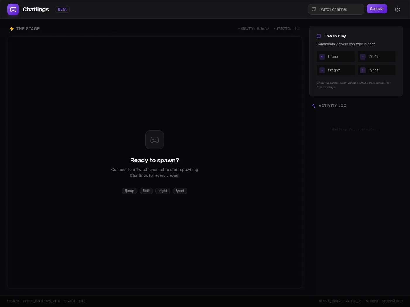 Twitch Chatlings