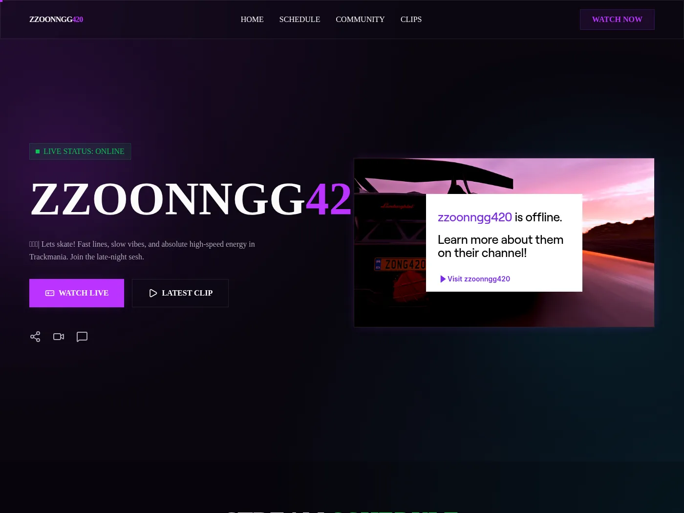 Streamer Site Launchpad