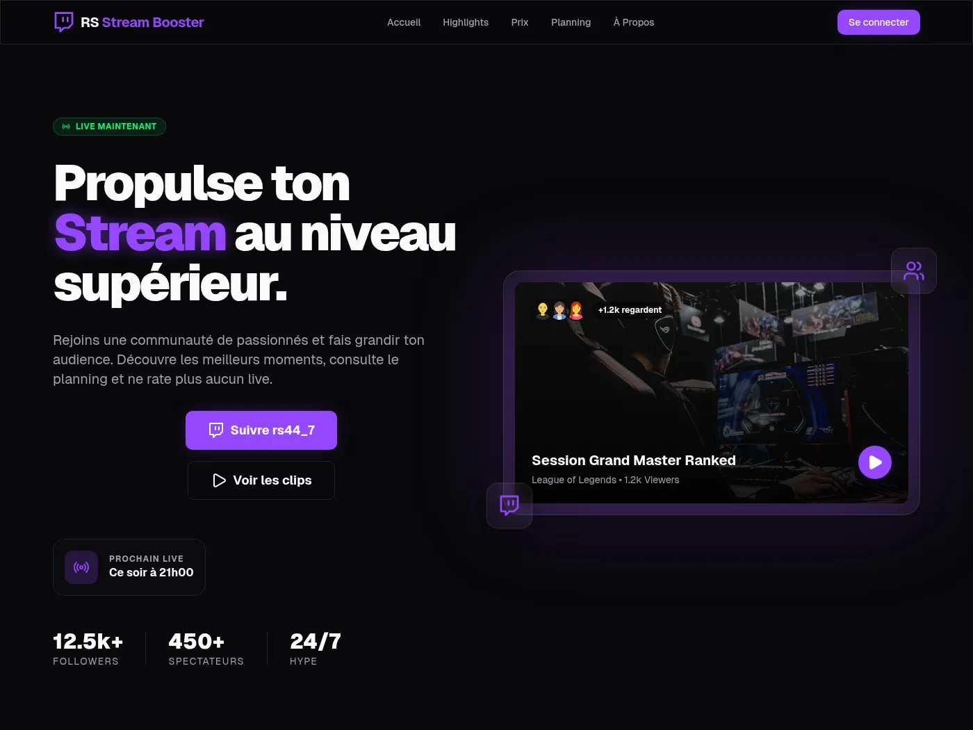 RS  Stream booster