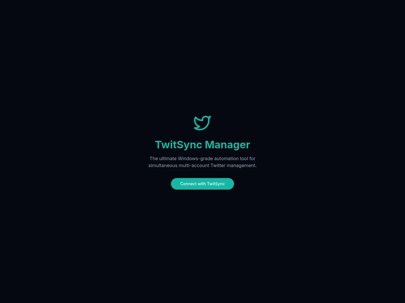 TwitSync Manager