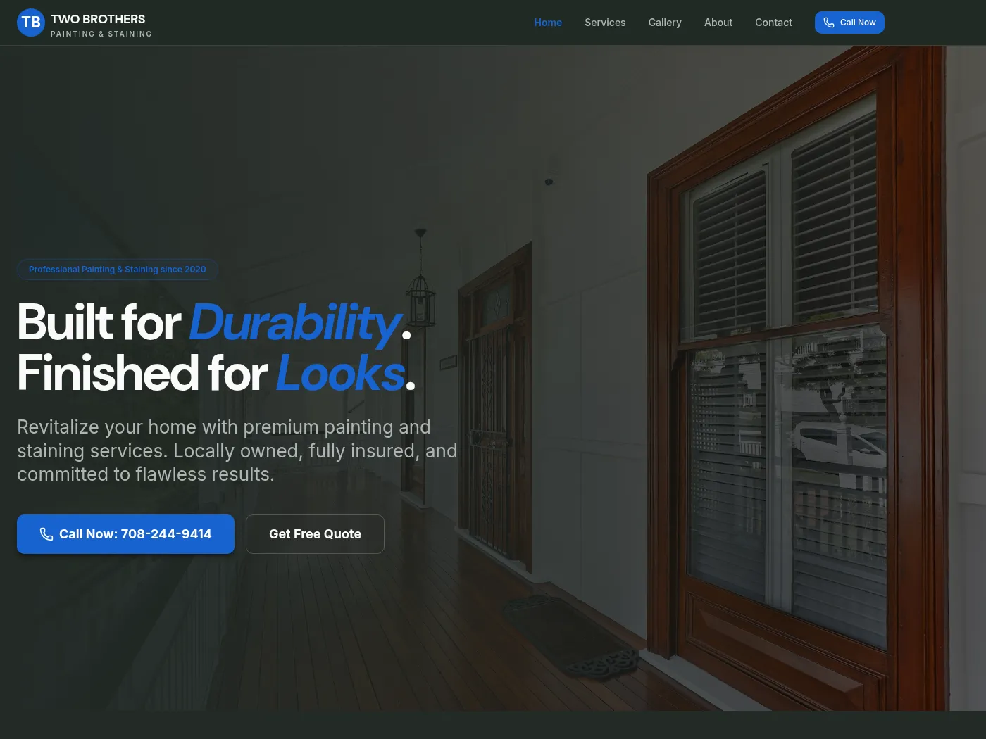 Two Brothers Pro Website