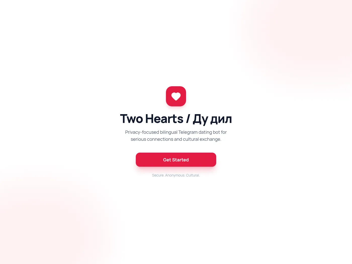 Two Hearts Telegram Bot
