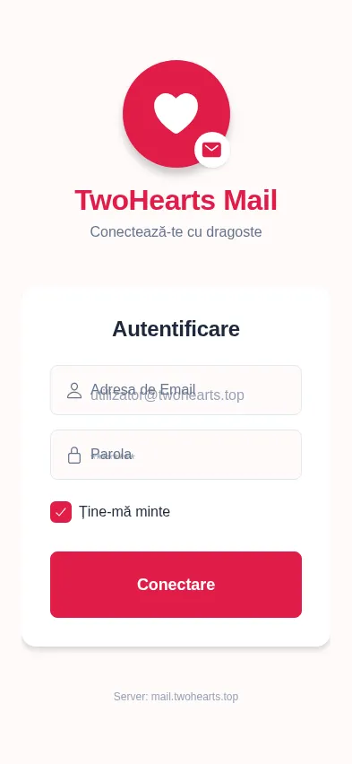 TwoHearts Mail App