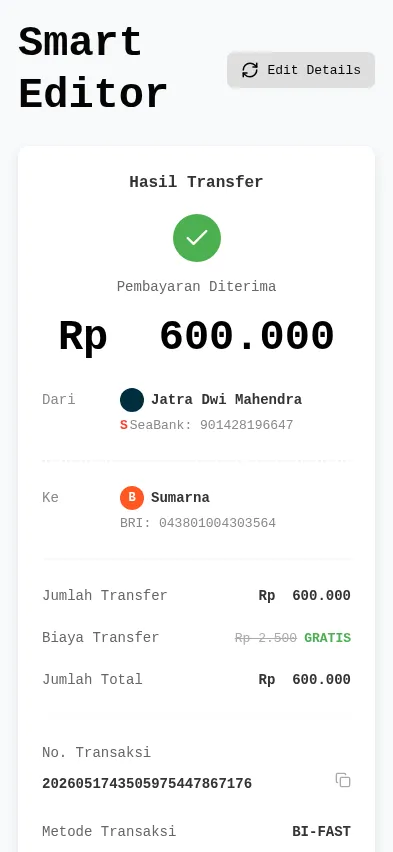 Smart Transaction Editor