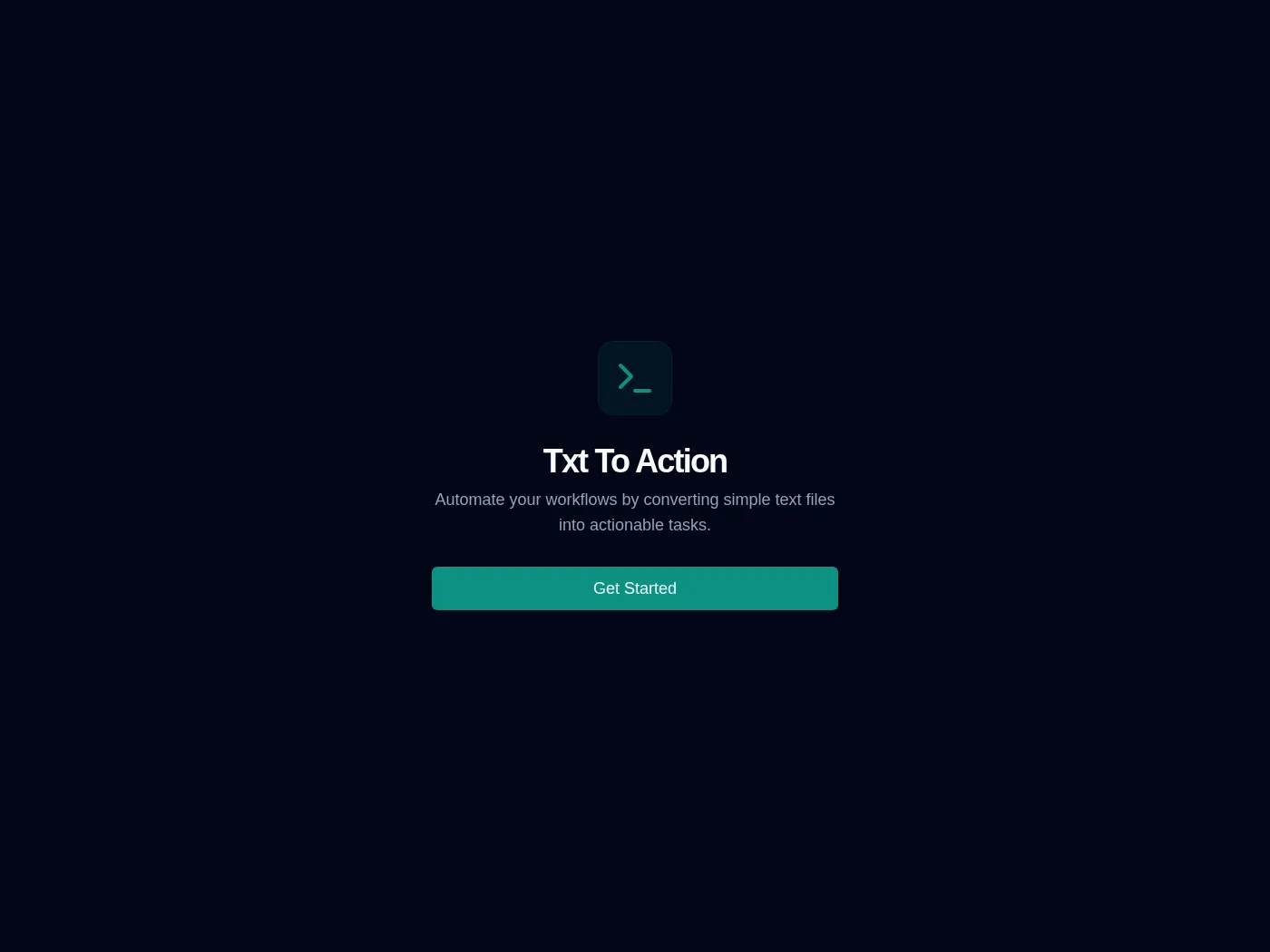 Txt To Action