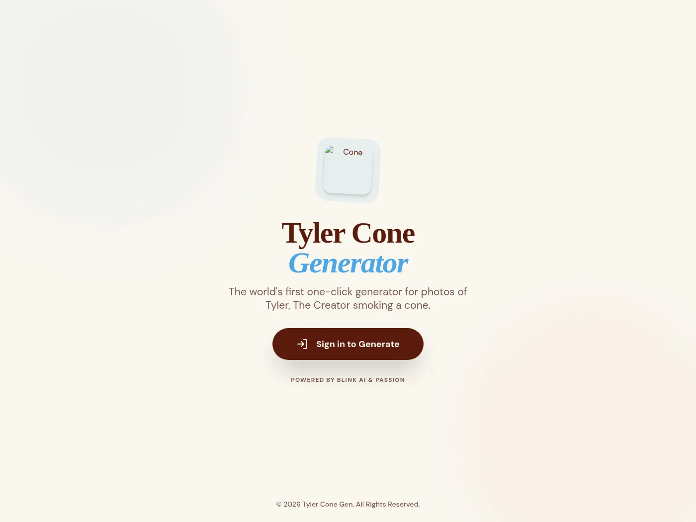 Tyler Cone Generator