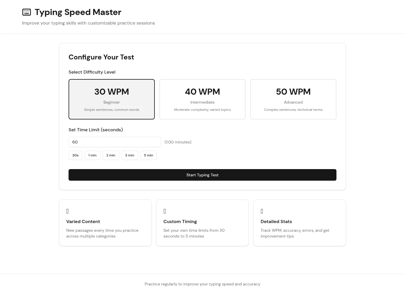 Typing Speed Master