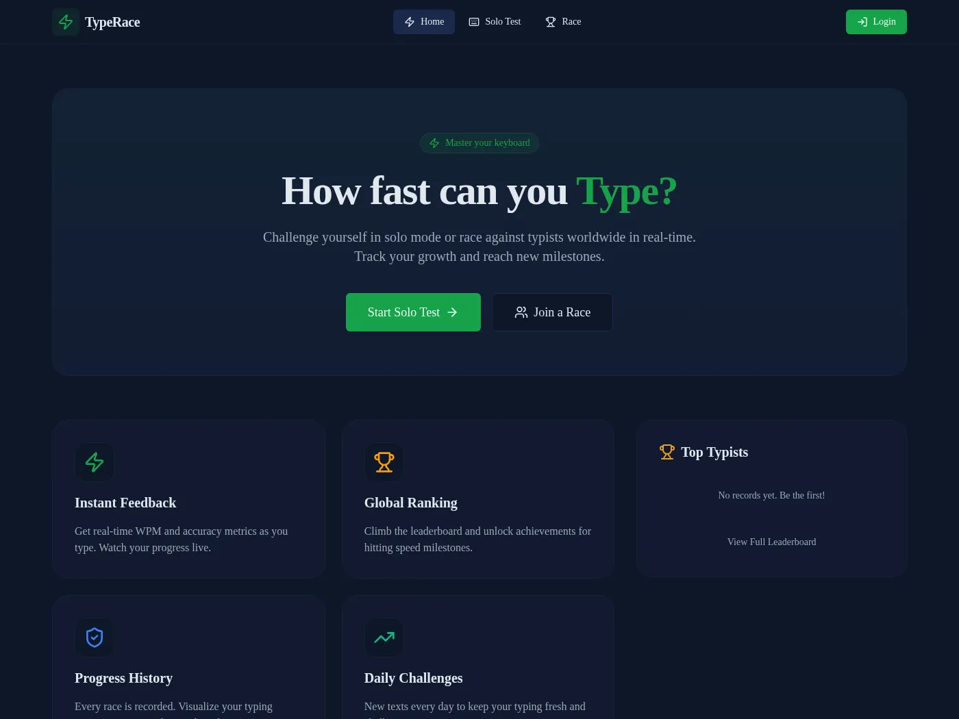 TypeRace Challenge