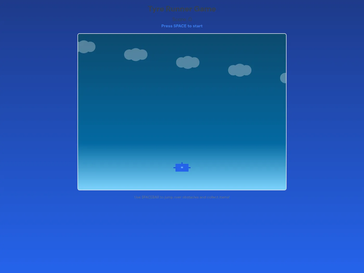 Tyre Runner Game