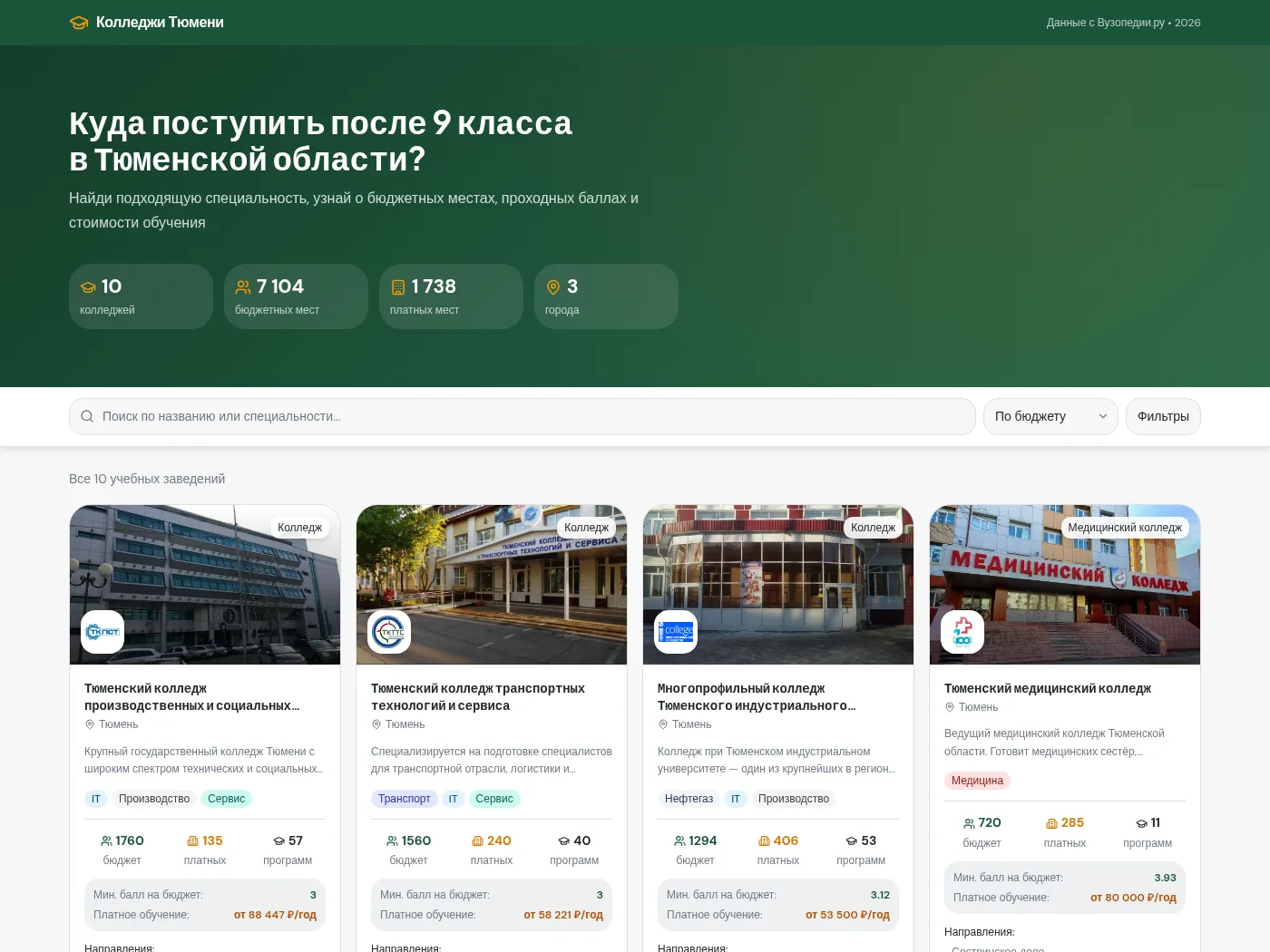Tyumen Edu Guide