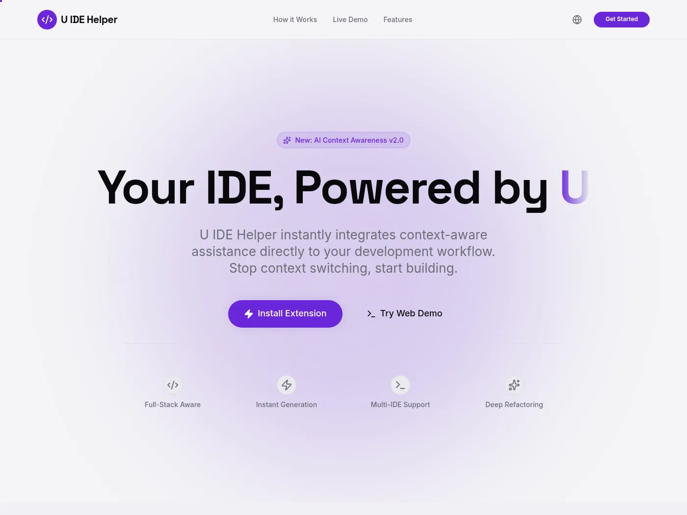 U IDE Helper