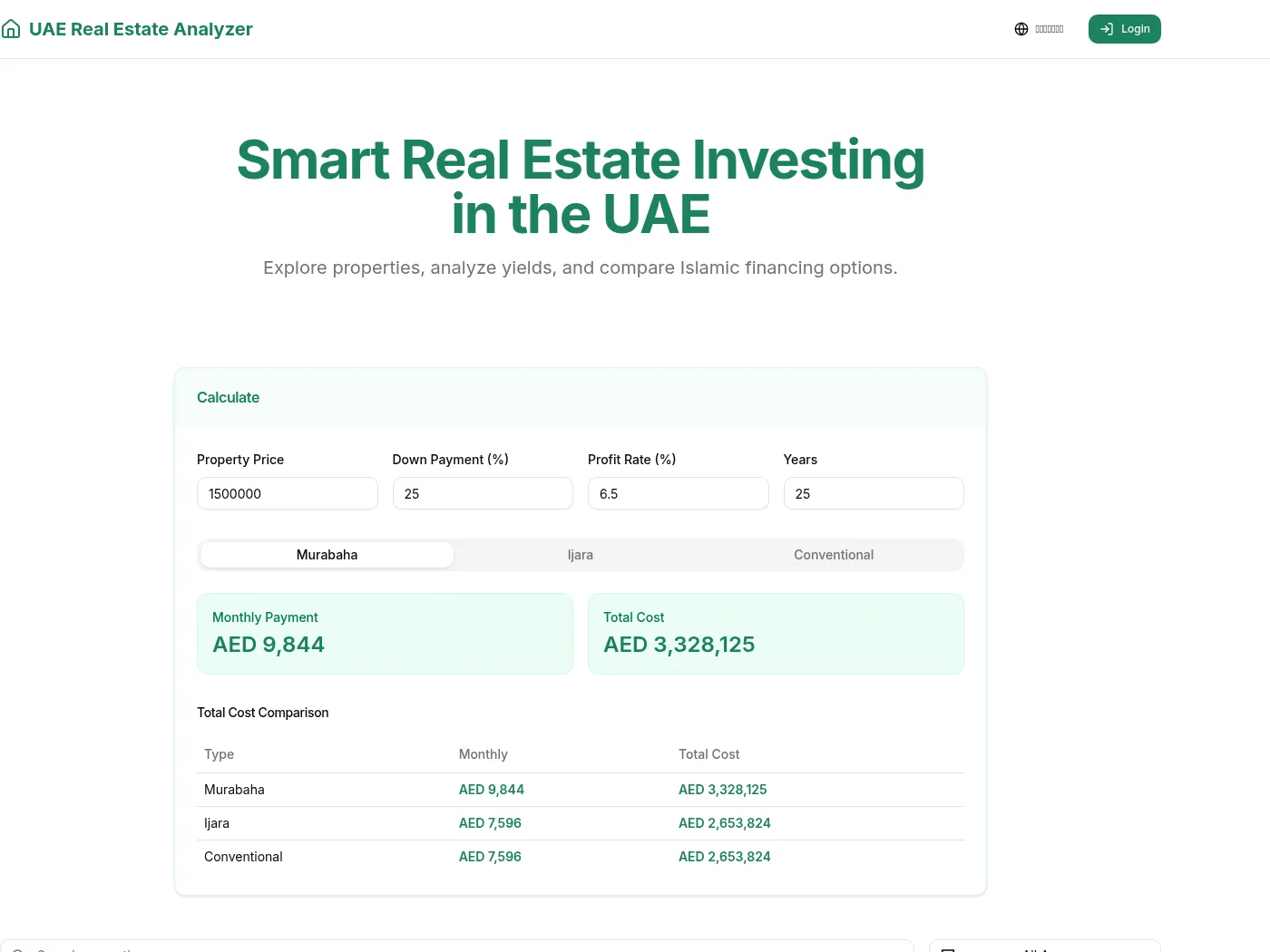 UAE Real Estate Analyzer