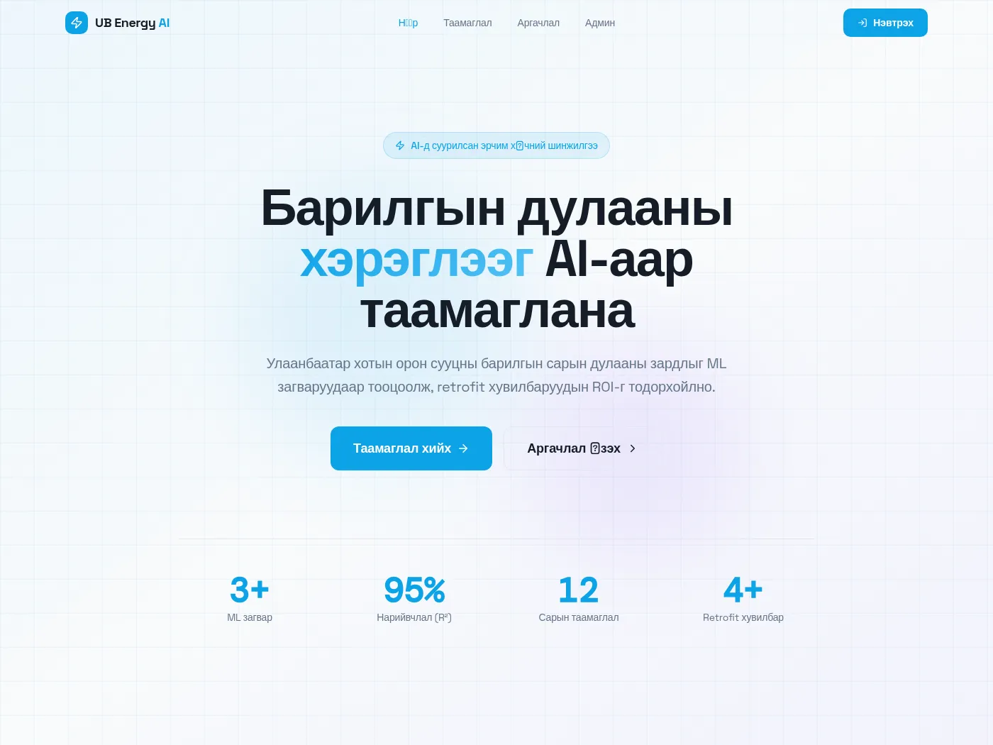 UB Energy AI Platform
