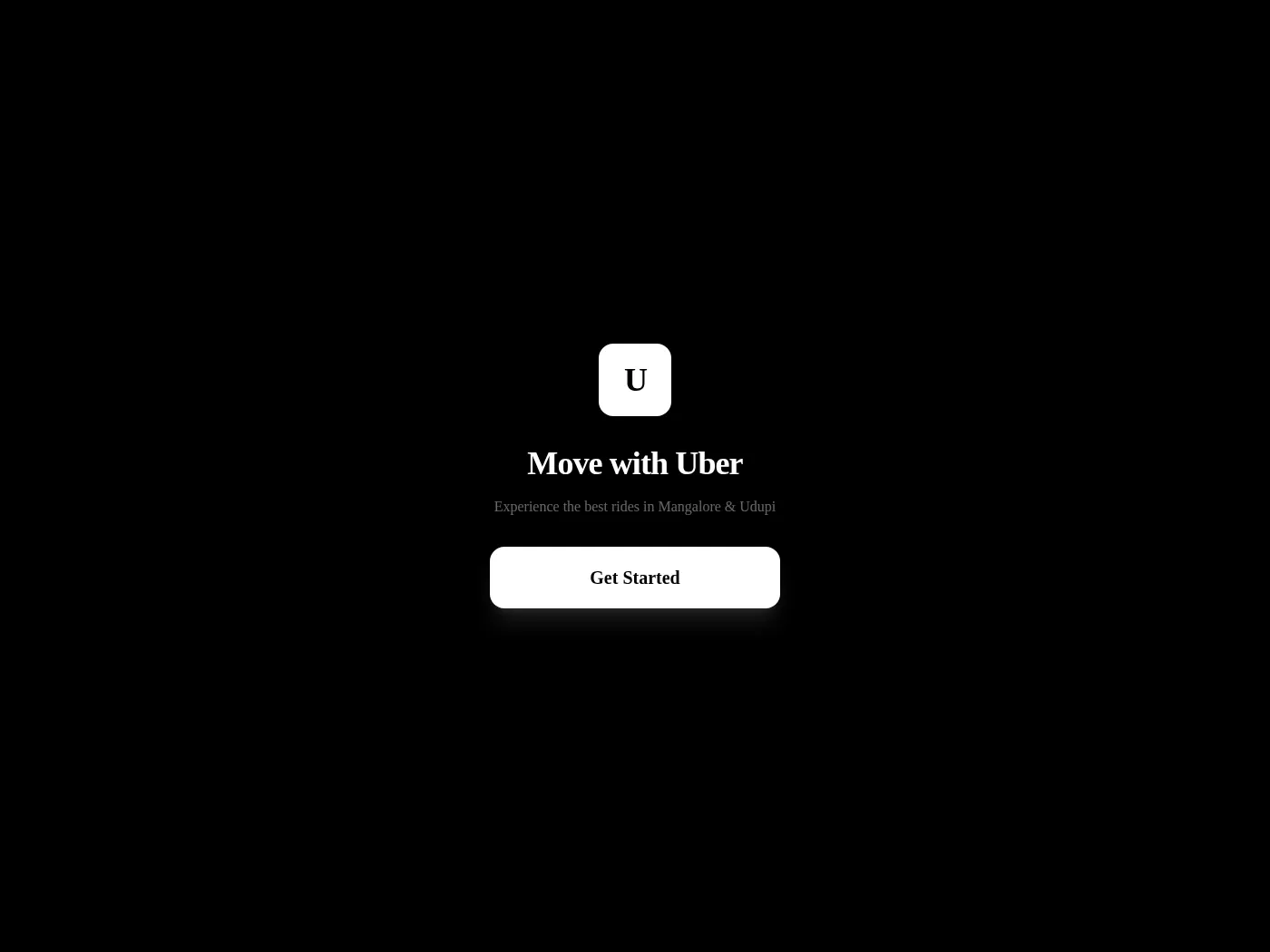 Mangalore-Udupi Uber Clone
