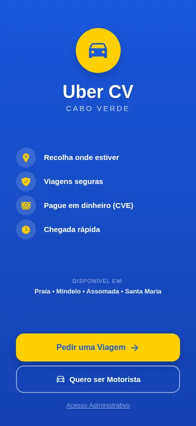 Uber CV Cabo Verde