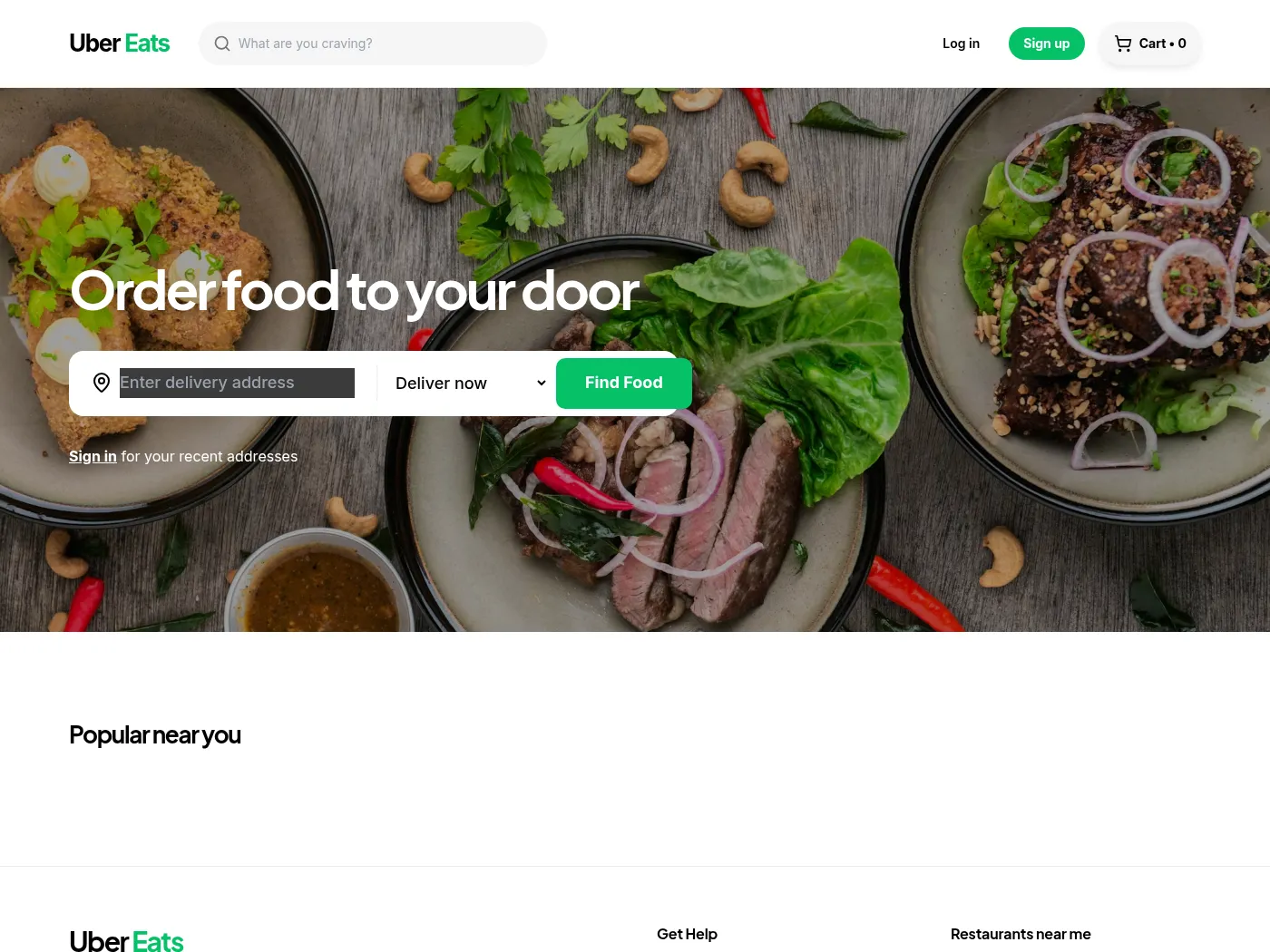 UberEats Web Clone