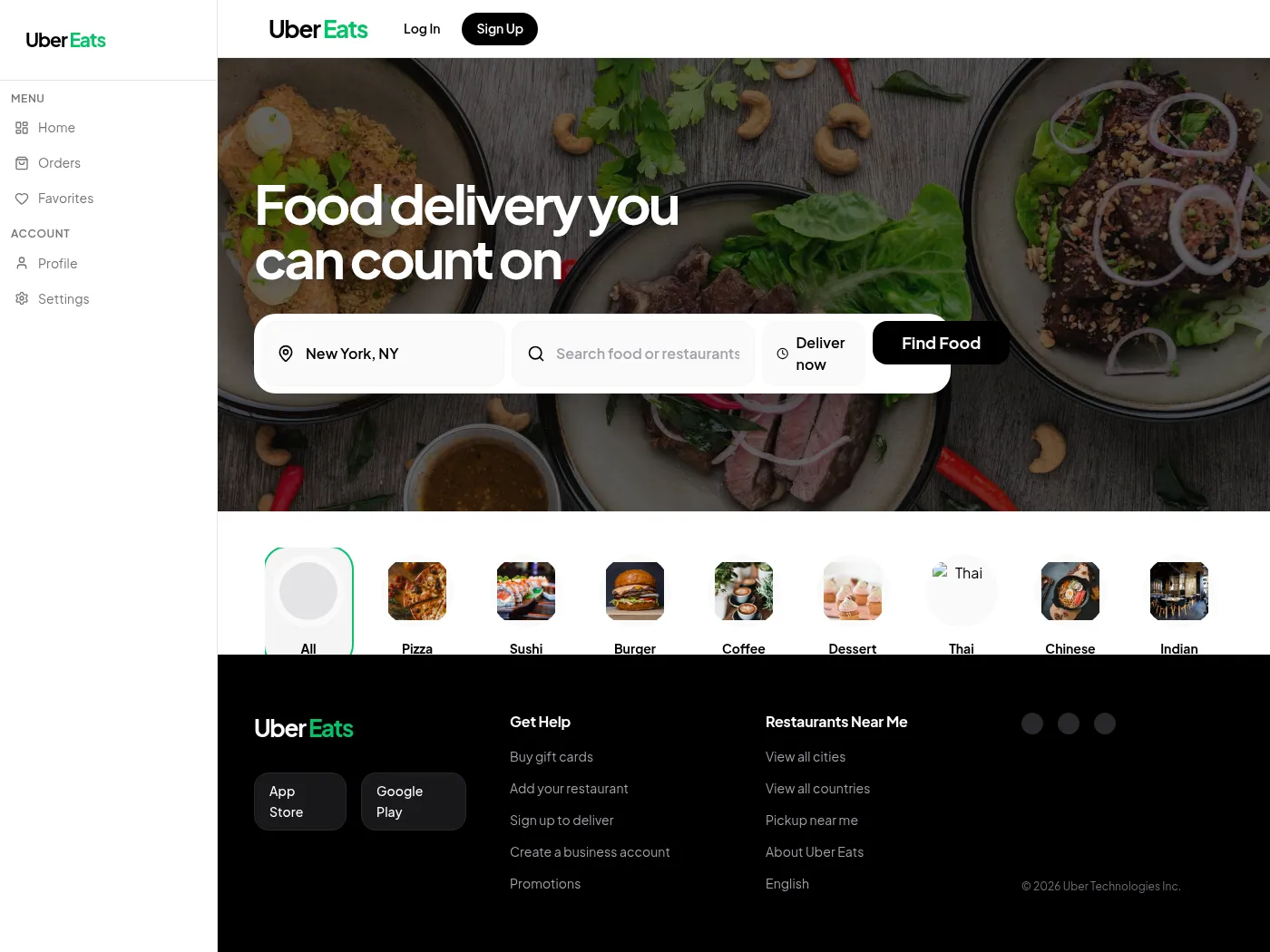 EatsDelivery Web Clone